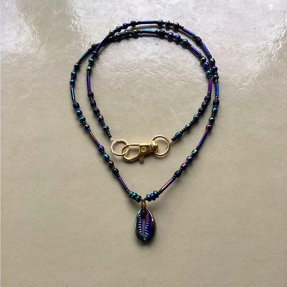 Accessories | Mensunisex Iridescent Cowrie Shell Necklace | Poshmark